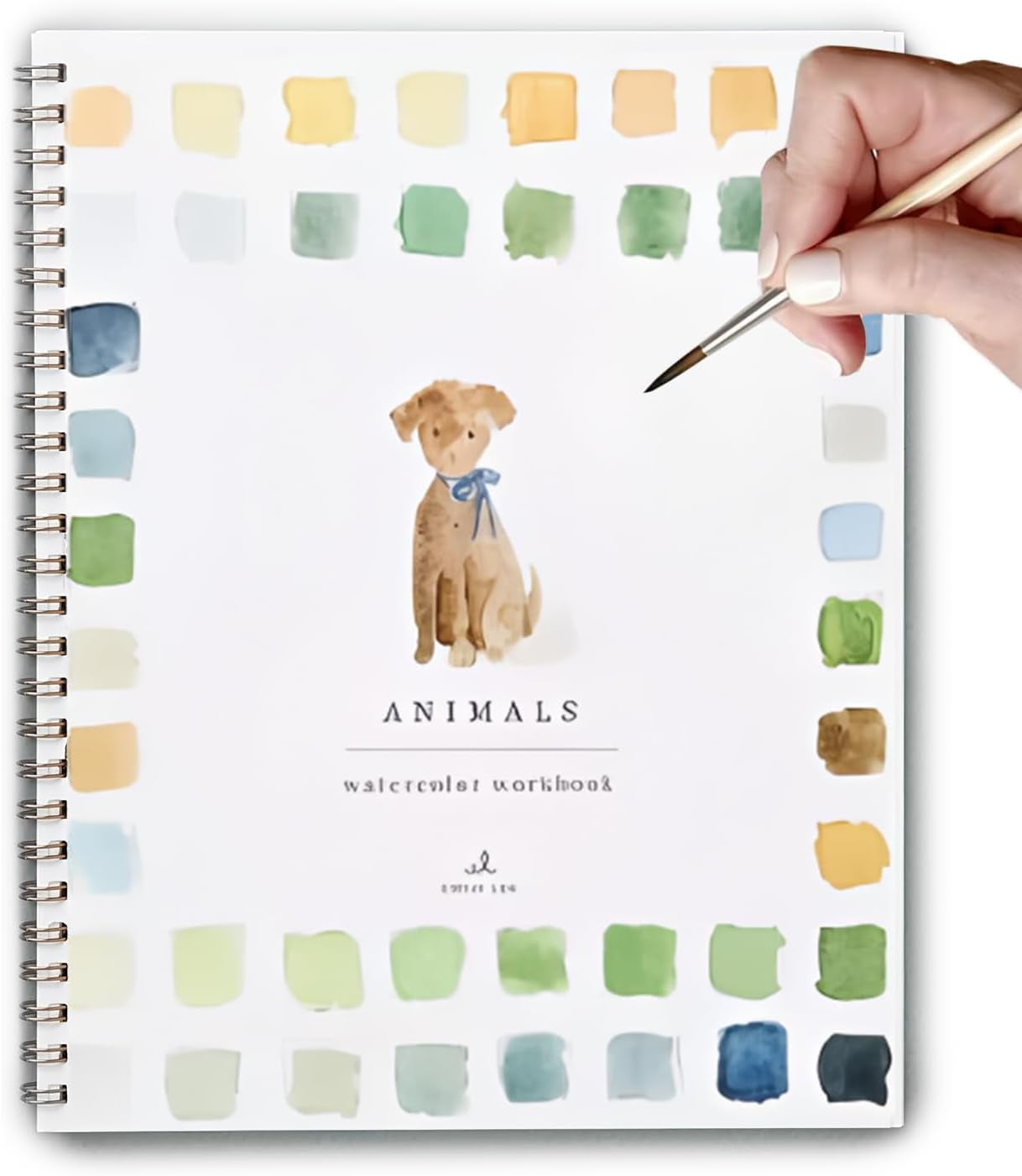 Watercolor Workbook, Easy Nature Scenes for Beginners, Includes 12 ...