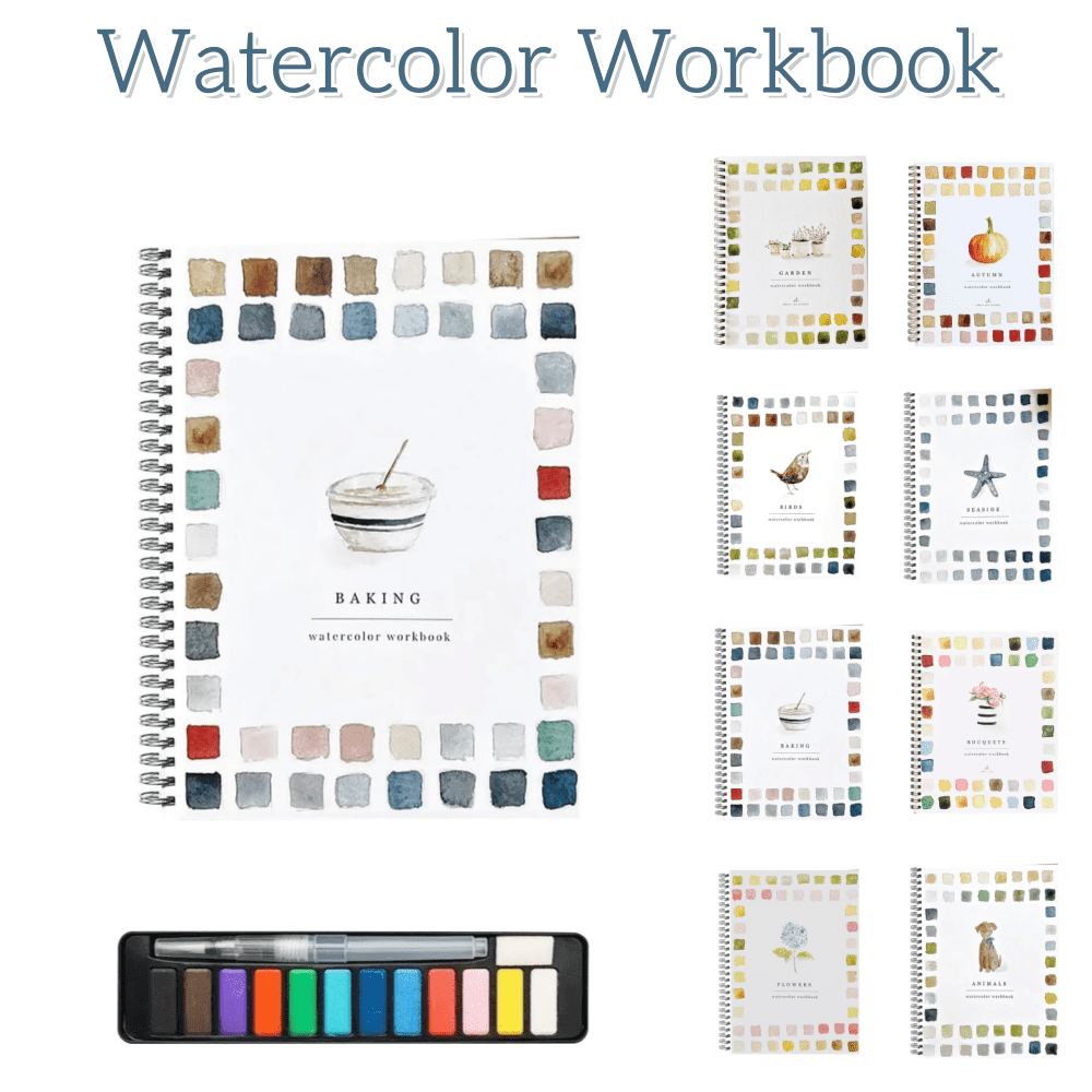 Watercolor Workbook,Emily Lex Watercolor Workbook,Beginner-Friendly ...