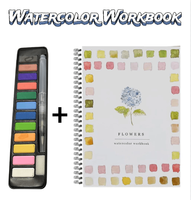 Watercolor Workbook, Emily Lex Watercolor Workbook, Beginner-Friendly ...