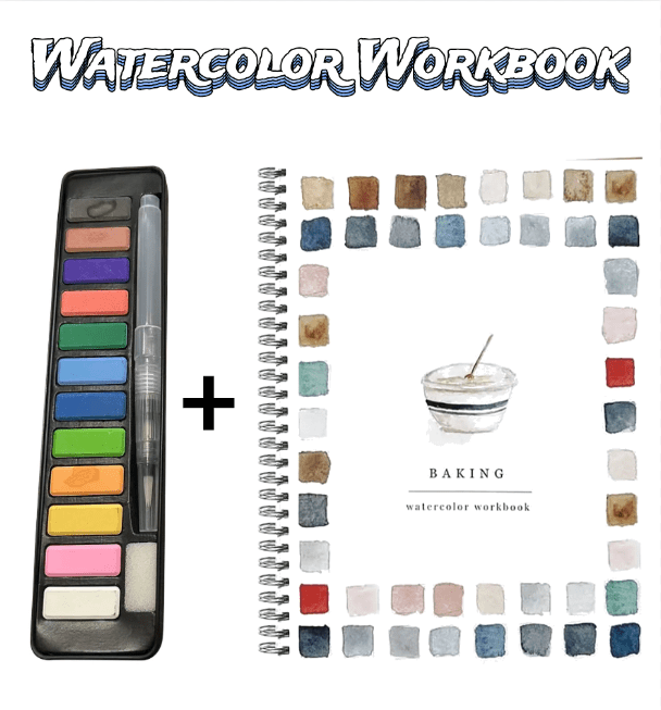 Watercolor Workbook, Lex Watercolor Workbook, Beginner-Friendly Birds ...