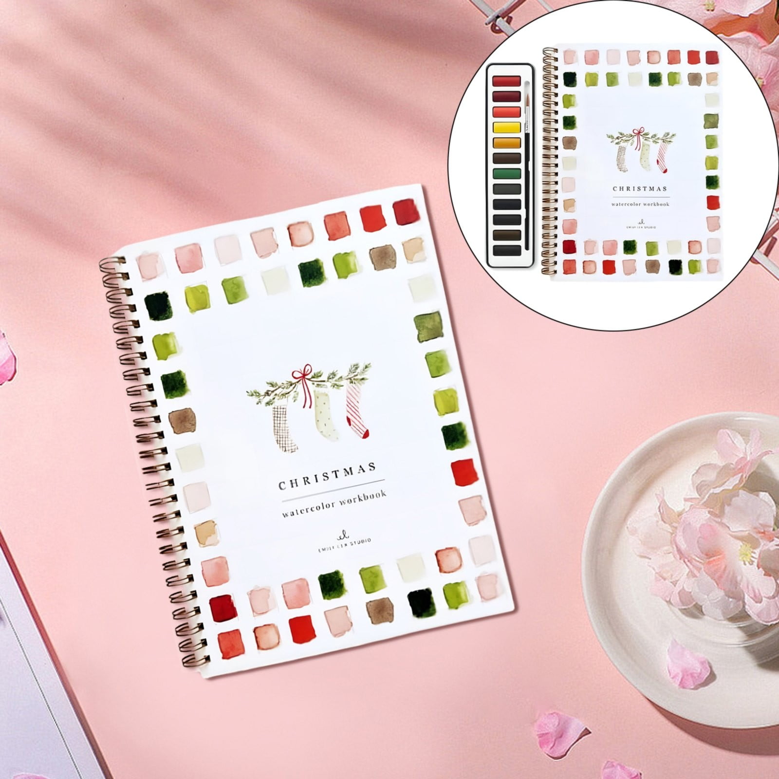 Watercolor Workbook Set Beginner Friendly Watercolor Workbook Set 12 ...