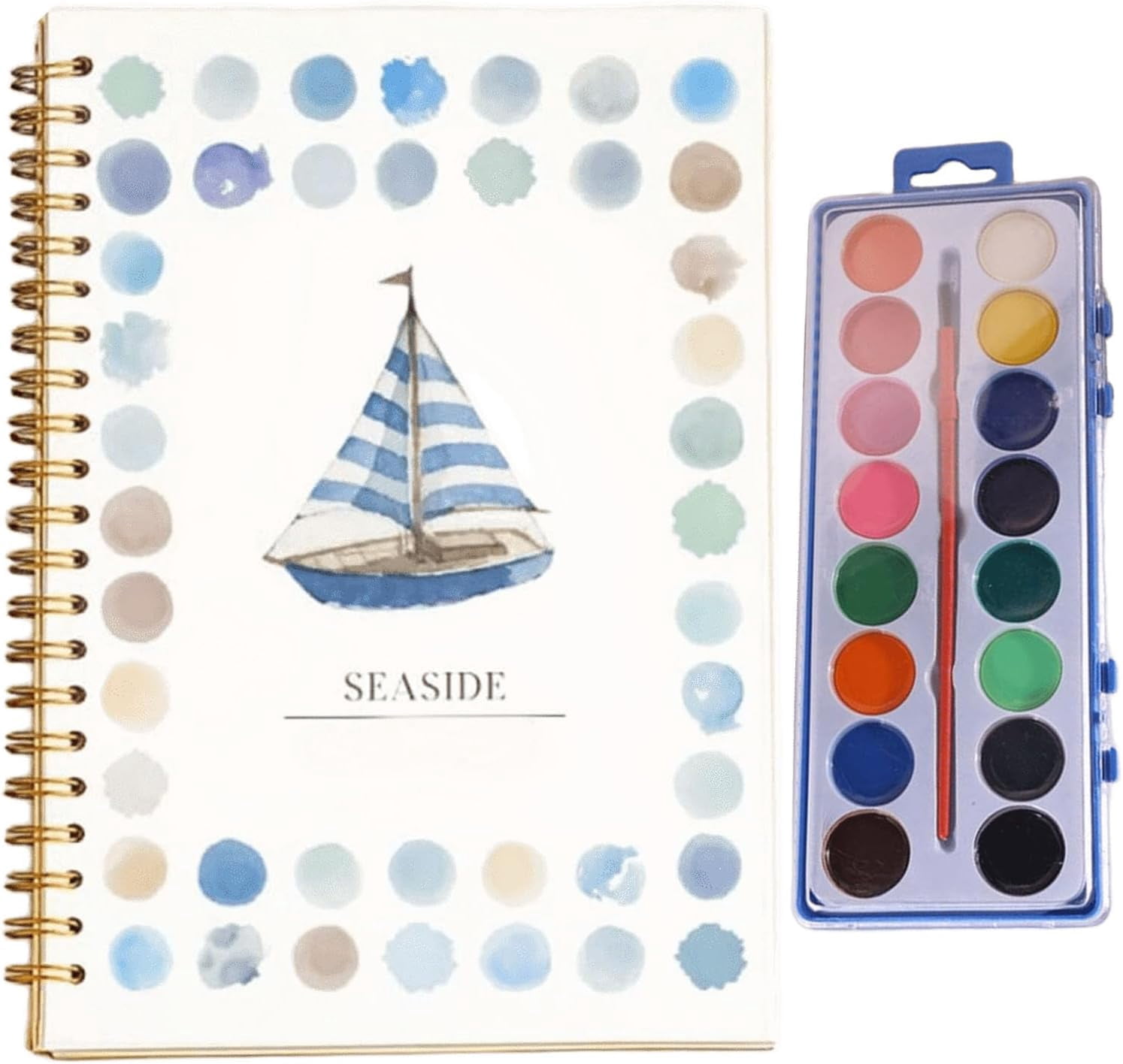Watercolor Workbook, Water Coloring Book, Beginner Friendly Painting ...