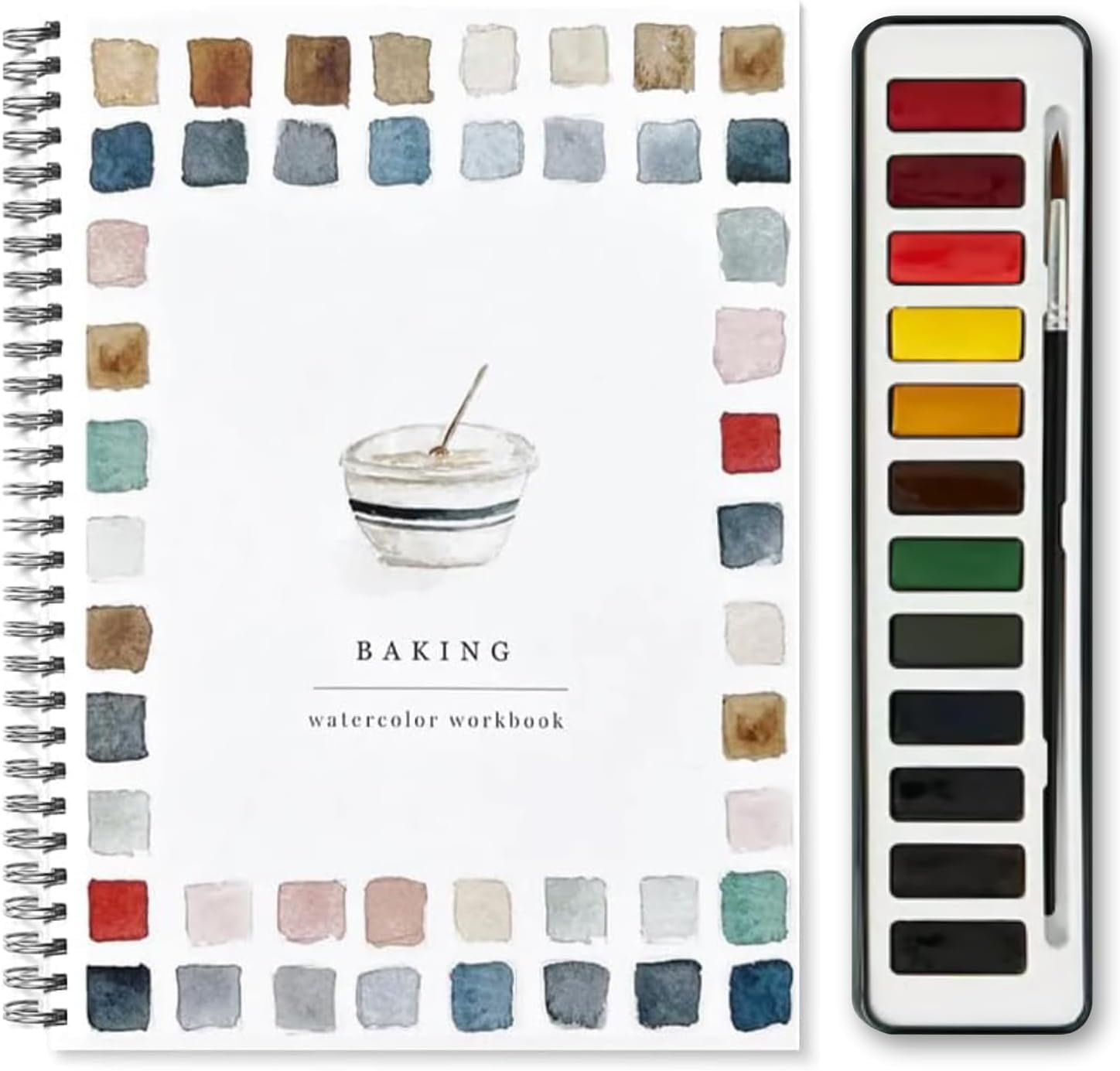 Watercolor Workbooks, Beginner-Friendly Birds Watercolor Workbook, 12 ...