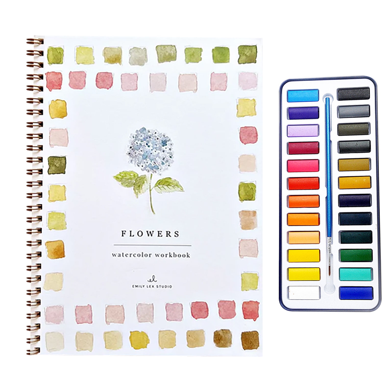 Watercolor Workbooks, Beginner-Friendly Birds Watercolor Workbooks, 24 ...