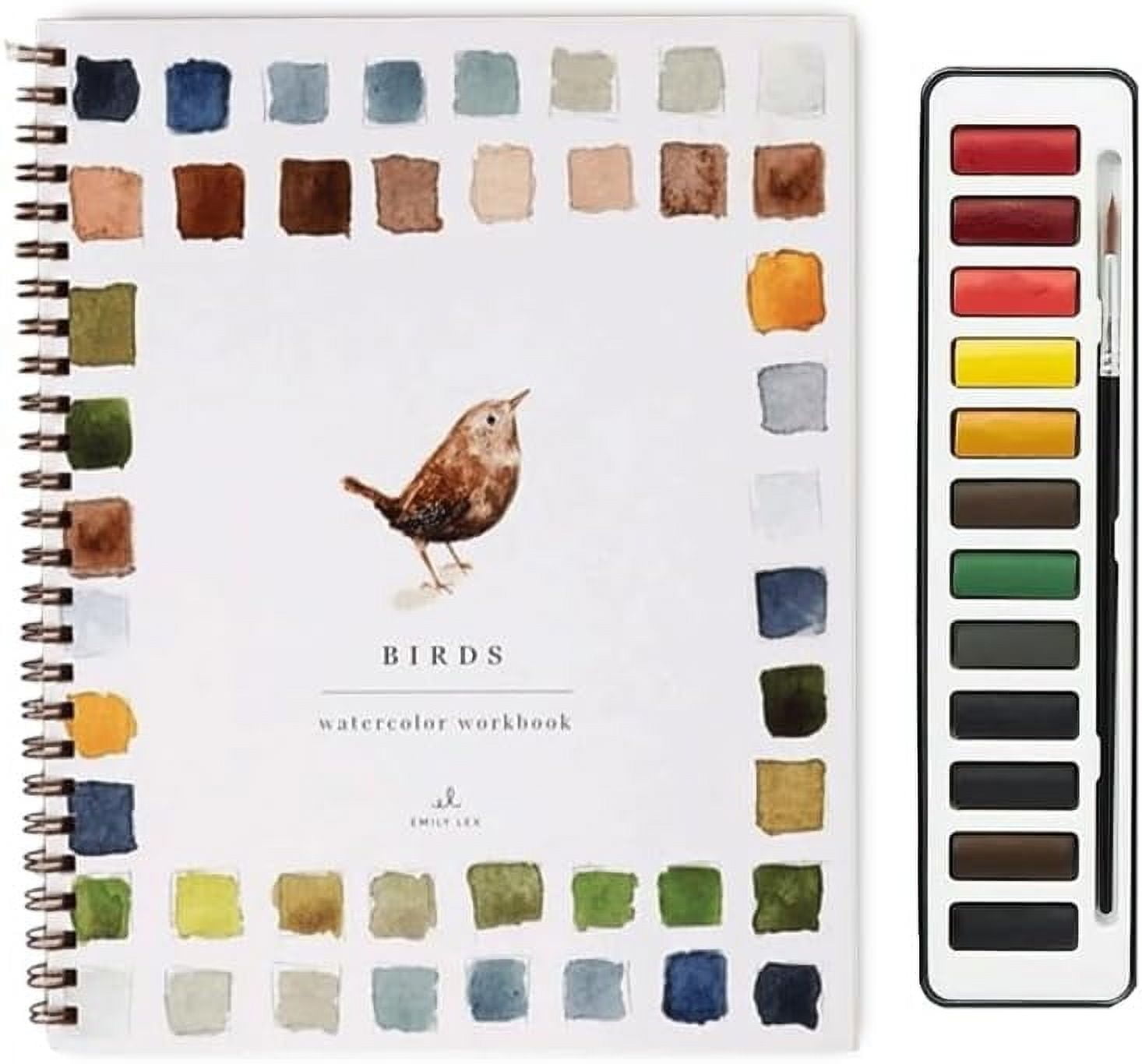 Watercolor Workbooks,Beginner-Friendly Watercolor Painting Kit with ...