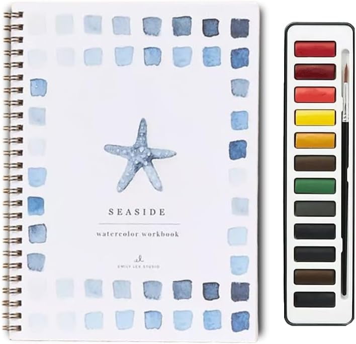 Watercolor Workbooks,Beginner-Friendly Watercolor Painting Kit with ...
