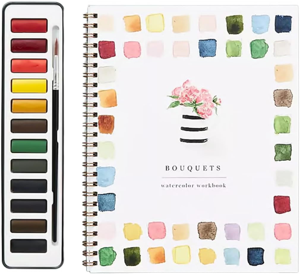 Watercolor Workbooks, Water Color Painting Coloring Book,Art Draw ...