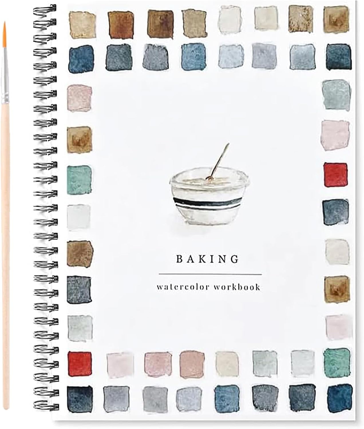 Watercolor Workbooks, Watercolor Coloring Book Paint Set with Brushes ...