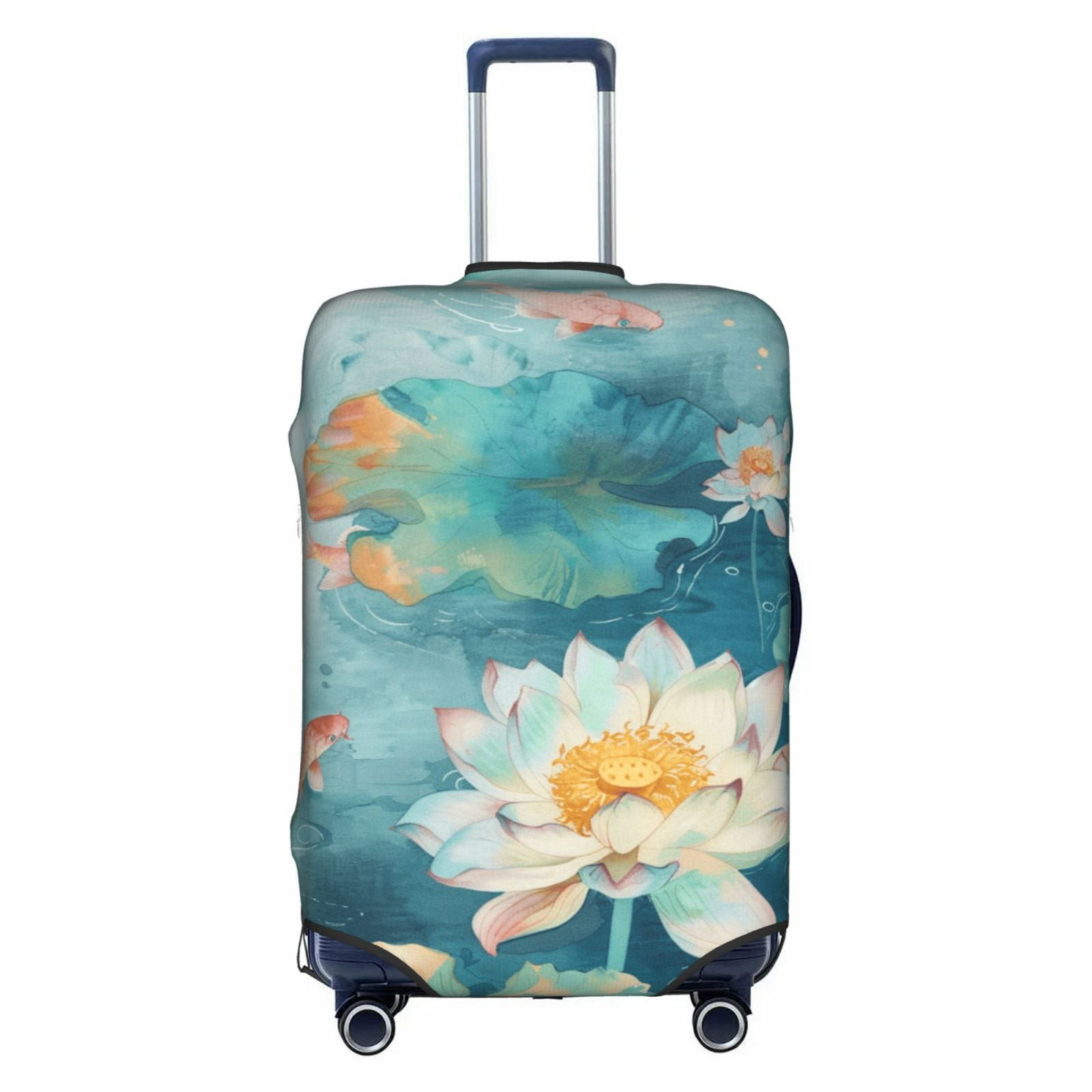 Watercolor art Trolley Case s All-inclusive Model Stretchable Scratch ...