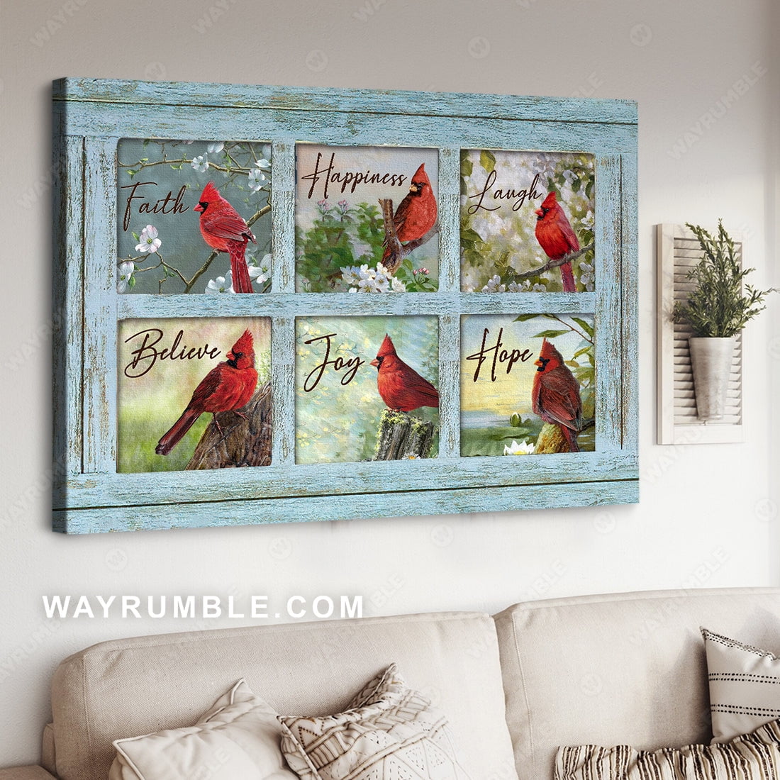 Watercolor cardinal, Spring forest, Jasmine painting, Faith, Happiness ...