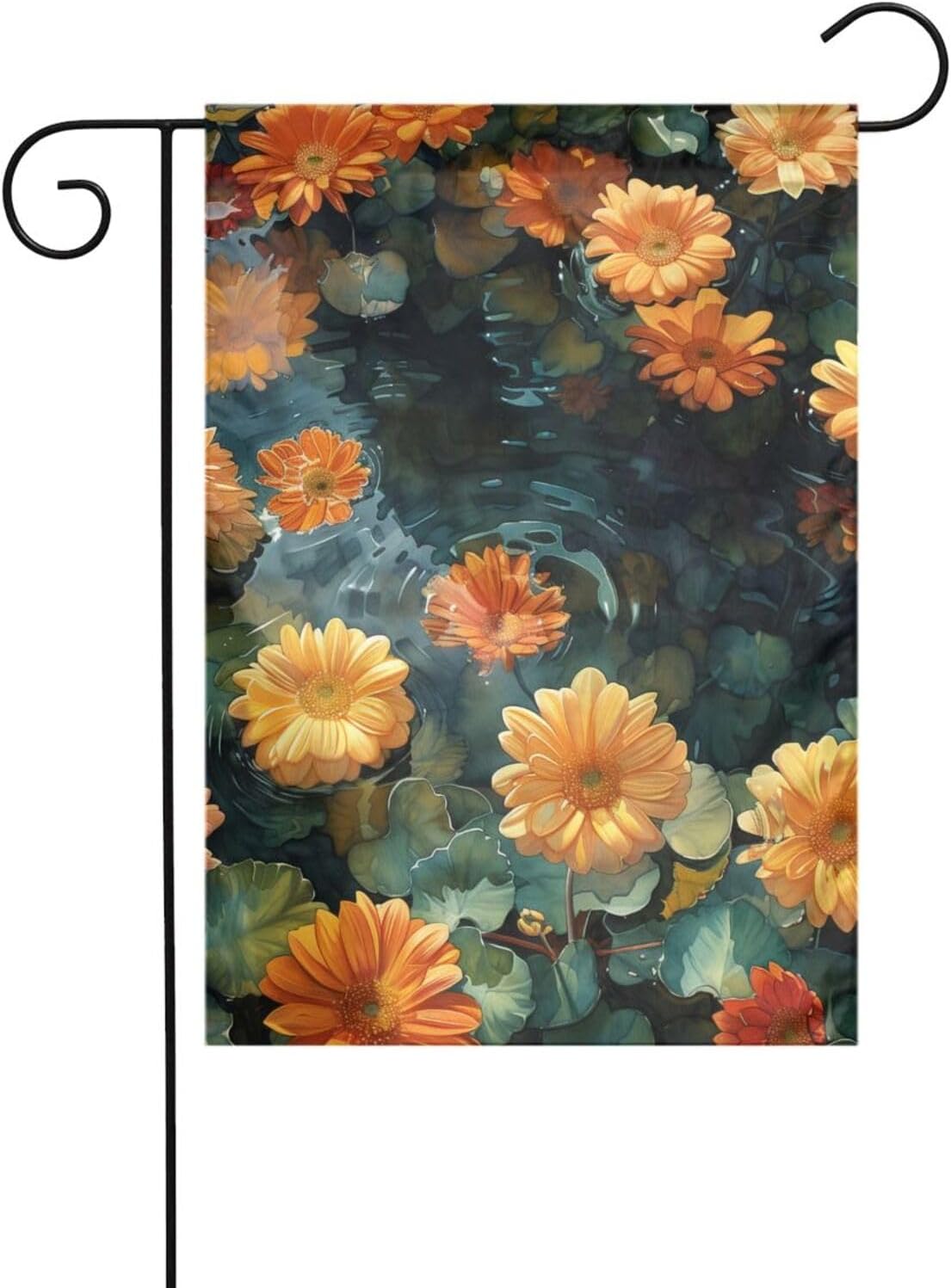 Watercolor flower Garden Flags Double Sided,Garden Flags for All ...