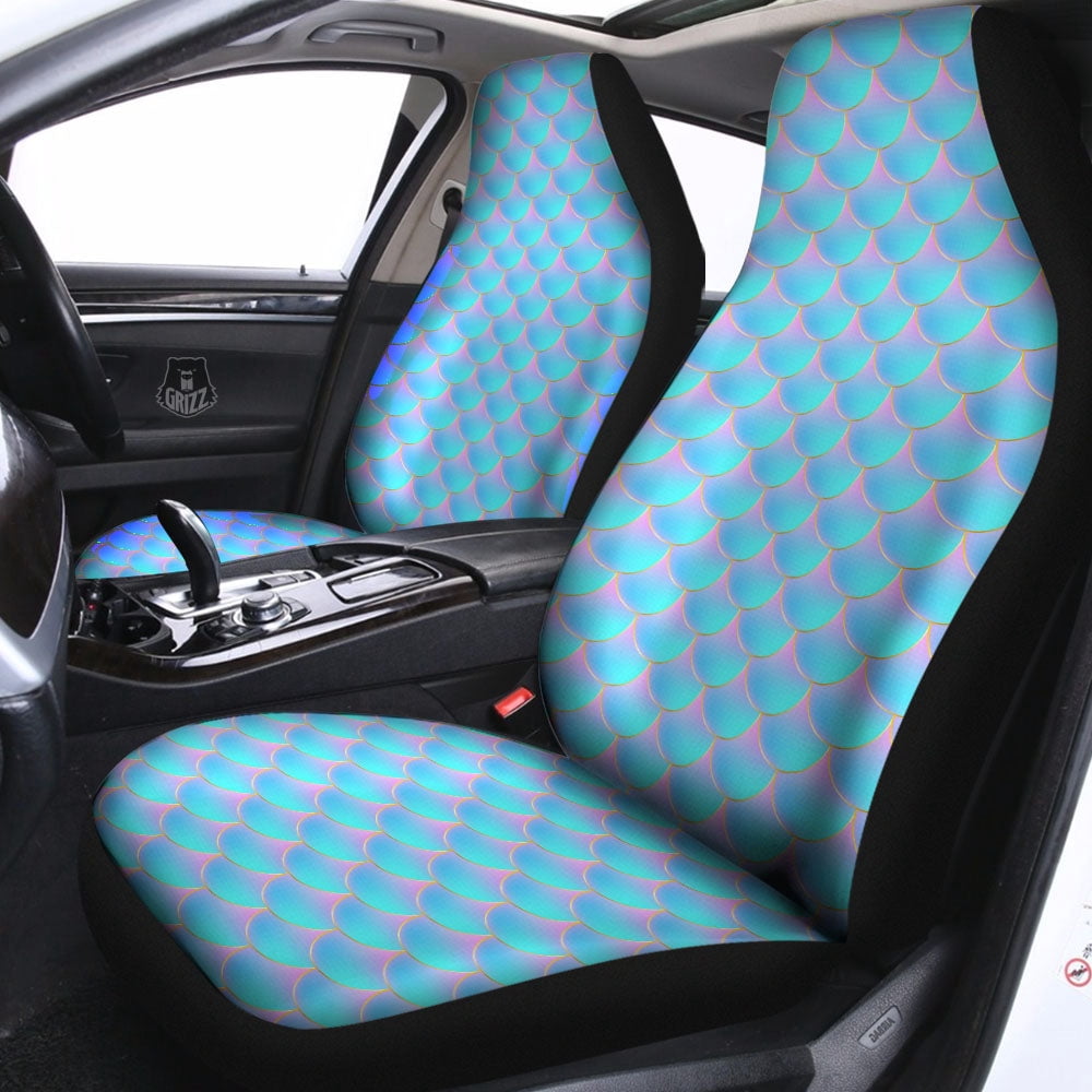 Watercolour Mermaid Scales in Purple and Blue Car Seat Covers 212001 ...