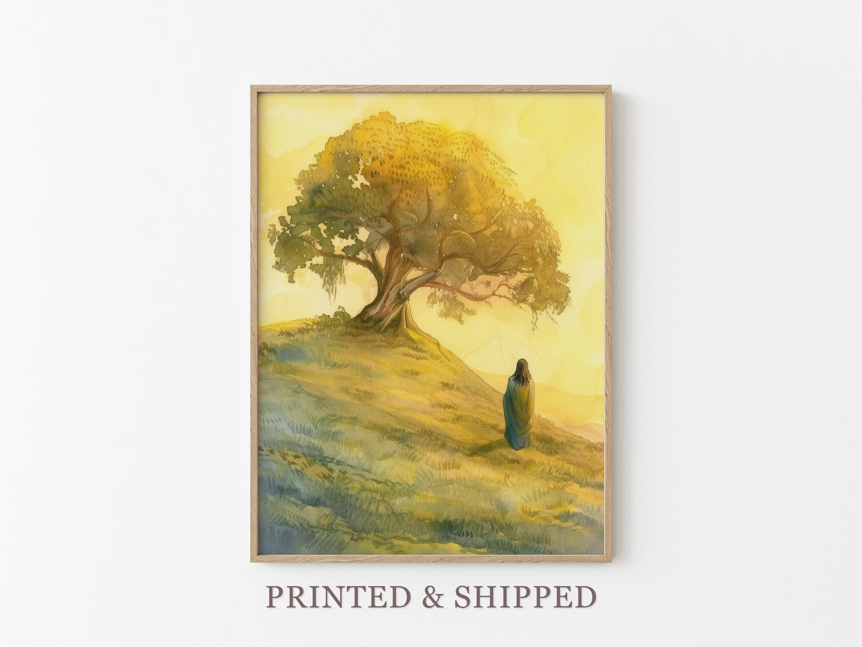 Watercolour Parable Of The Mustard Seed Print | Faith As Small As A ...