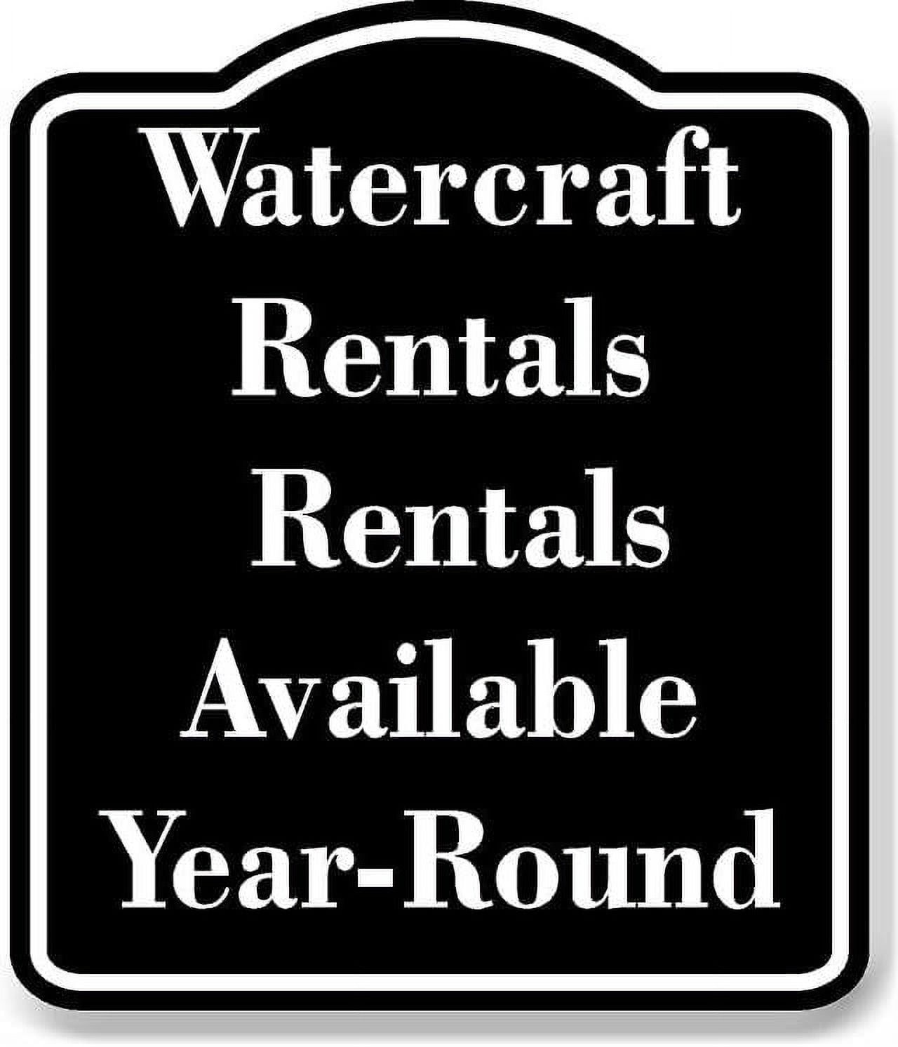 Watercraft Rentals - Rentals Available Year-Round BLACK Aluminum ...