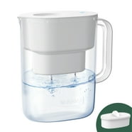 AQUAPHOR Opal 12 Cup Premium Water Filter Pitcher White, includes 1 x ...