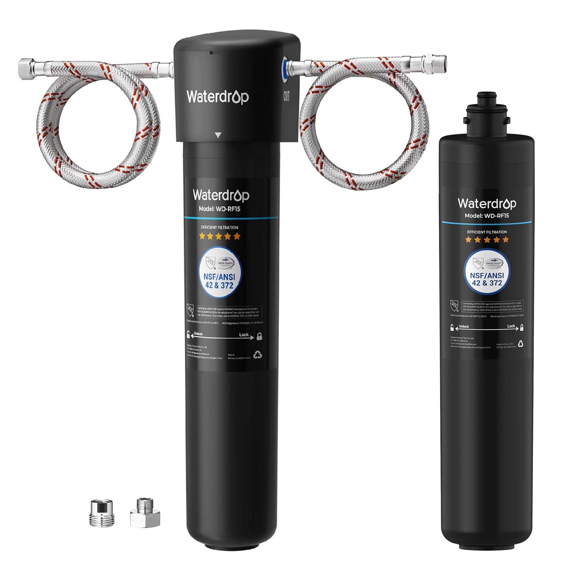 Waterdrop 15UA Under Sink Water Filter System, Under Counter Water ...