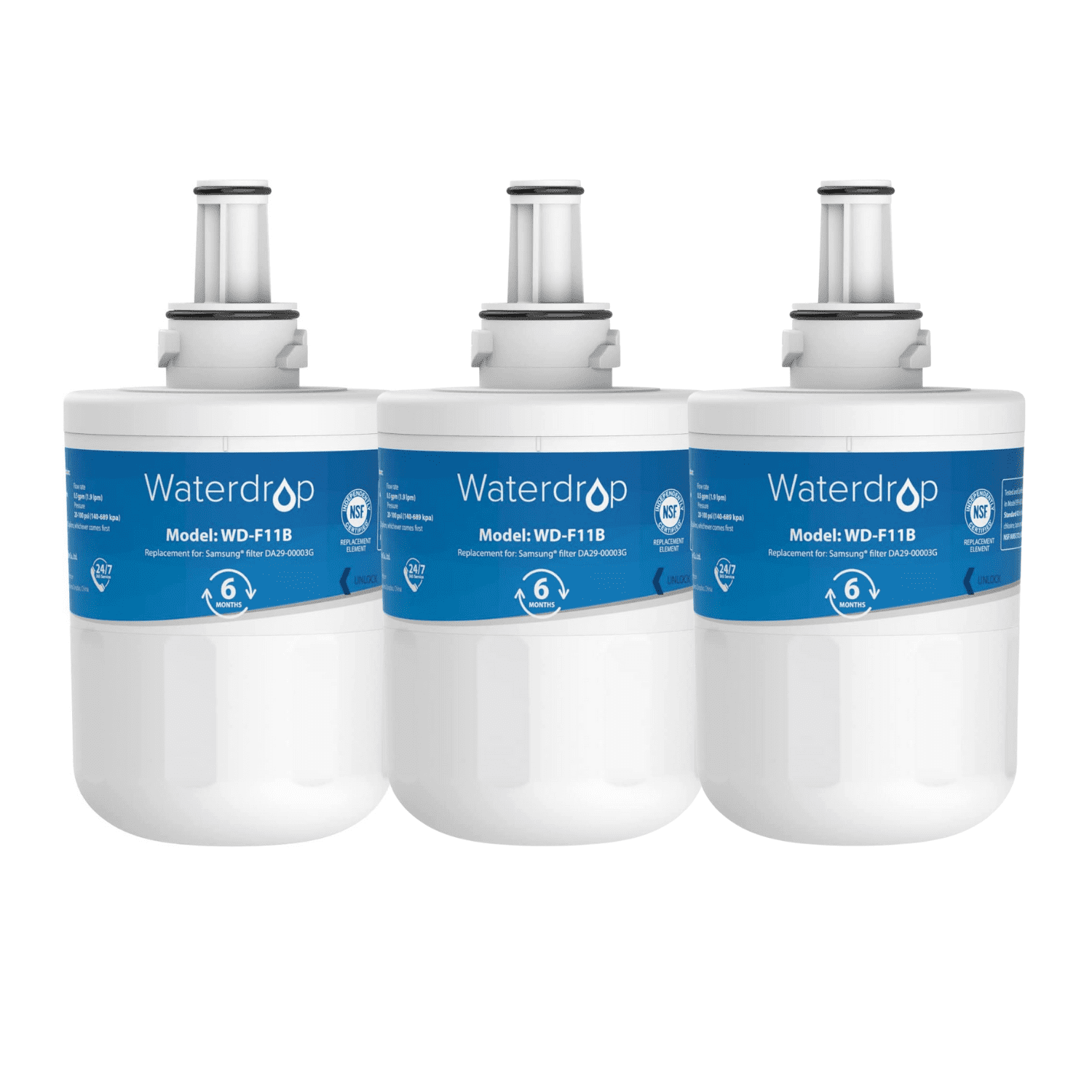 Waterdrop DA29-00003G Water Filter, Replacement for Samsung Aqua-Pure ...