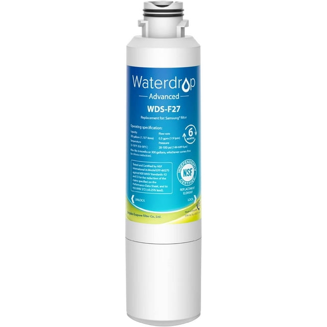 Waterdrop DA29-00020B NSF 53&42 Certified Refrigerator Water Filter ...