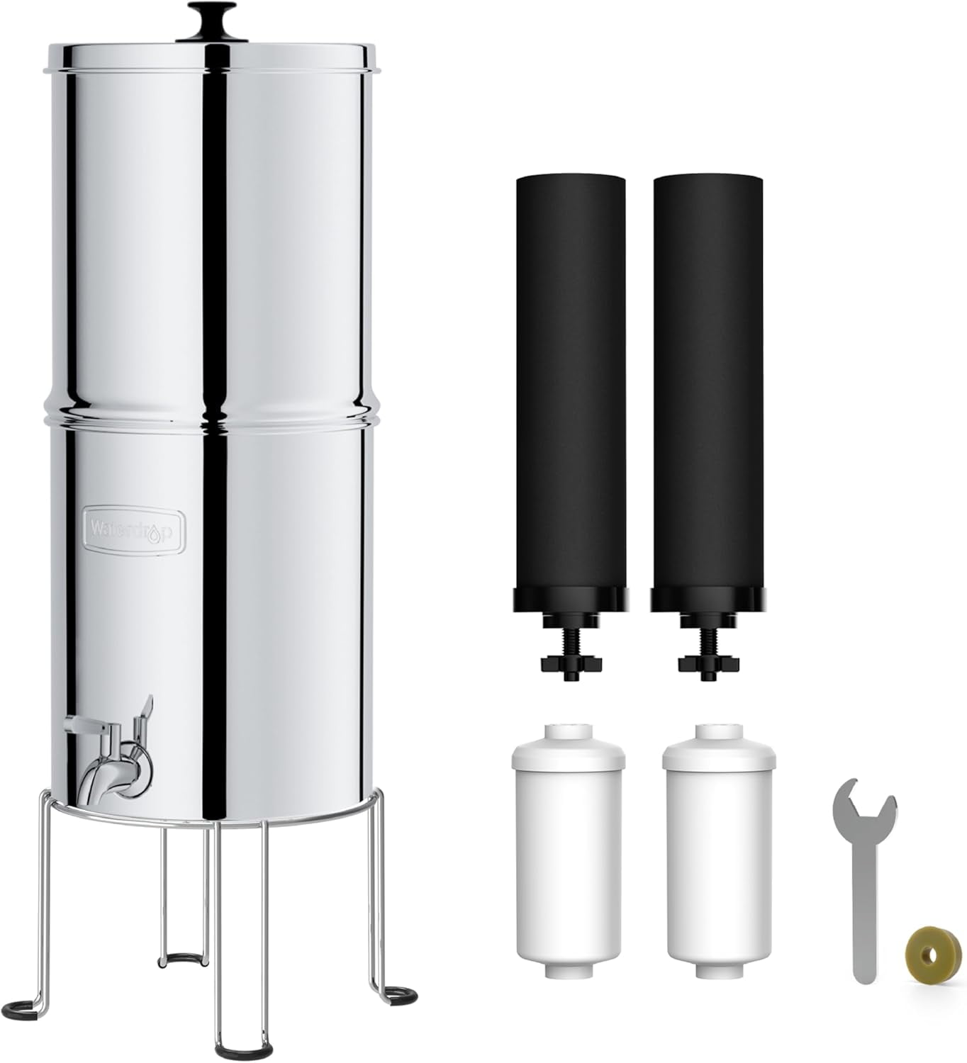 Waterdrop Gravity-fed Water Filter System, NSF/ANSI 42&372 Standard ...