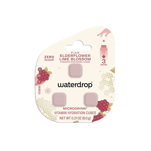 Waterdrop Microdrink Flair Raspberry & Elderflower & Lime Blossom ...