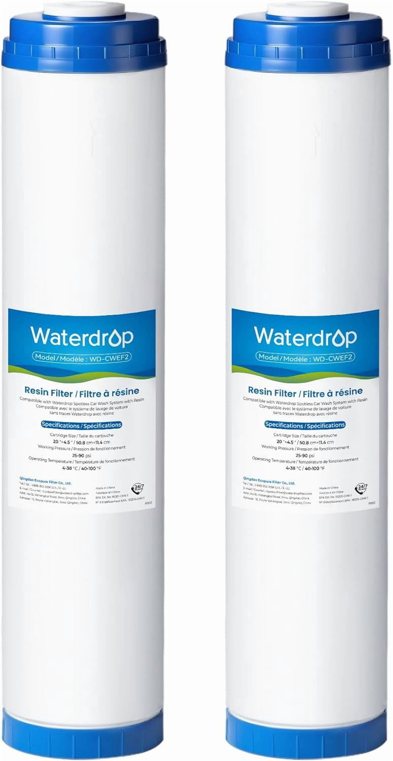 Waterdrop Spotless Car Wash Water Filter, Deionized Water, Spot Free ...