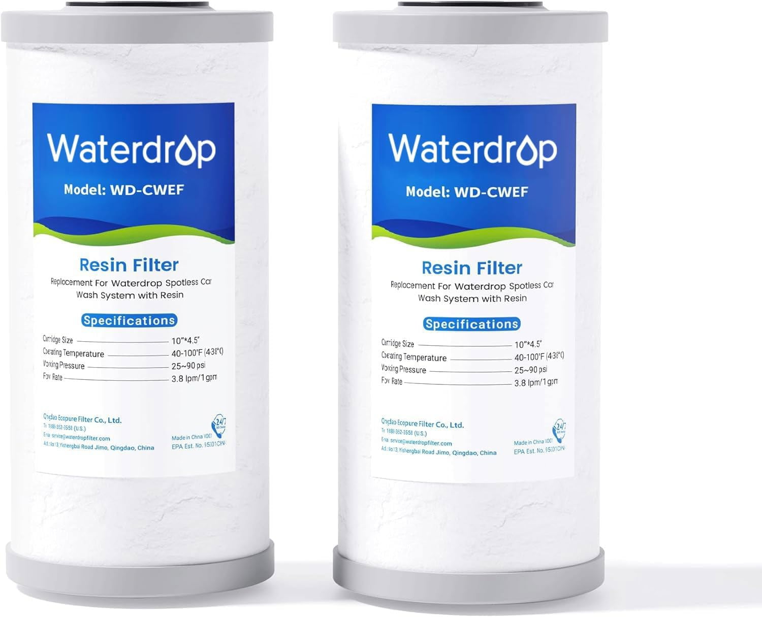 Waterdrop Spotless Car Wash Water Filter, Deionized Water, Spot Free ...