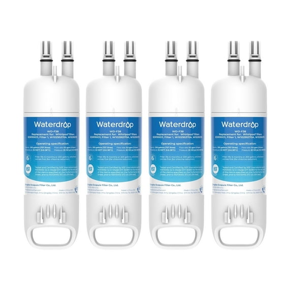 Waterdrop 𝐄𝐃𝐑𝟏𝐑𝐗𝐃𝟏 Water Filter Replacement 4 Pack - Compatible with ...