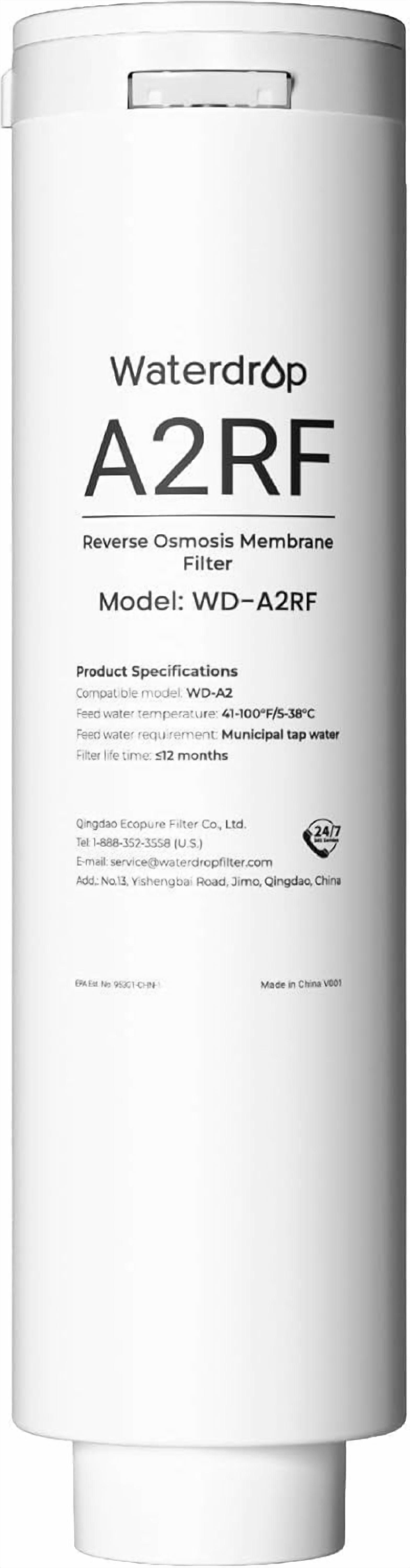 Waterdrop WD-A2RF Filter, Replacement for WD-A2 Countertop Reverse ...
