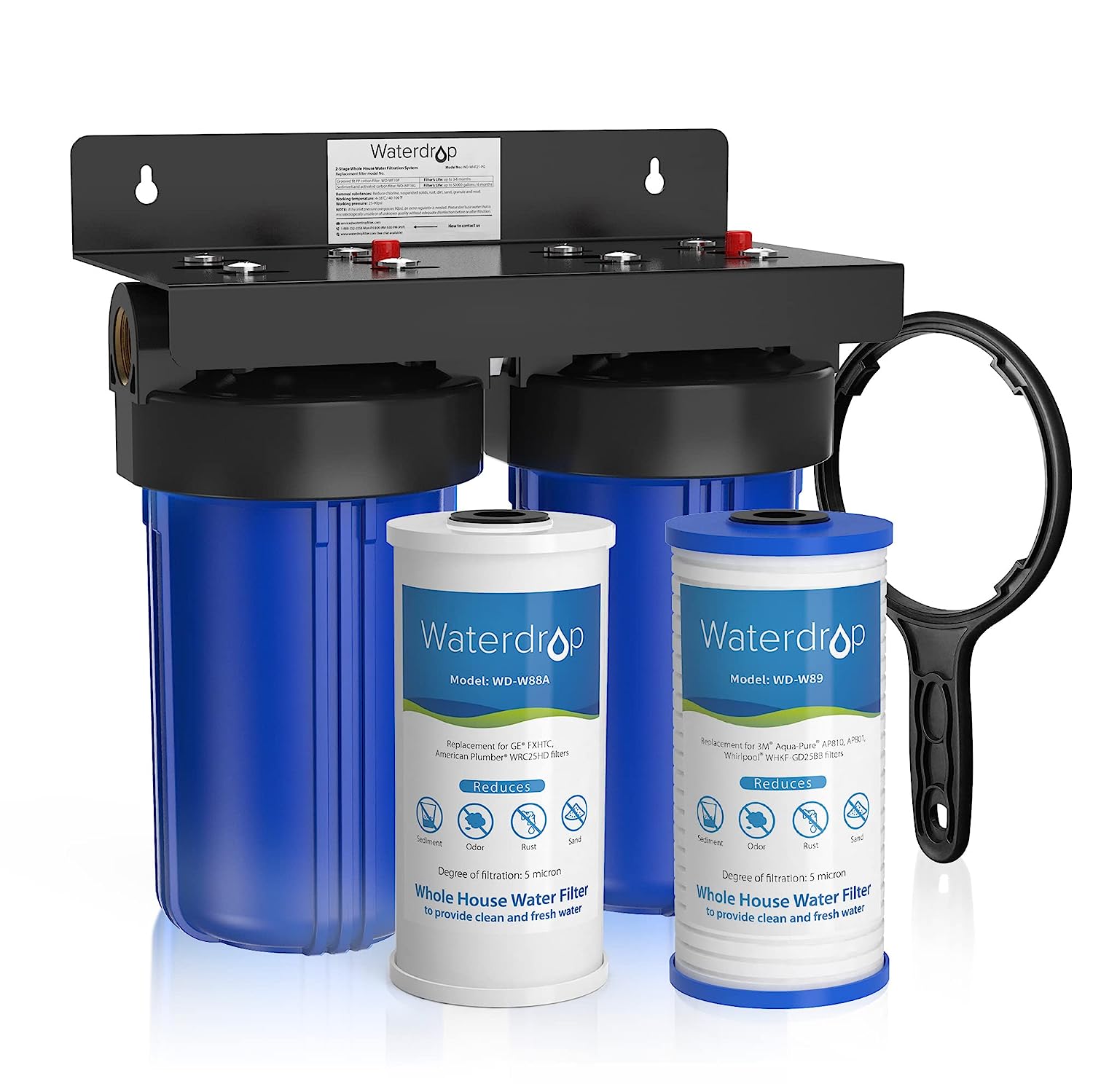 Campbell RVF-38 RV Pre-Tank Filter System Full Assembly - Walmart.com