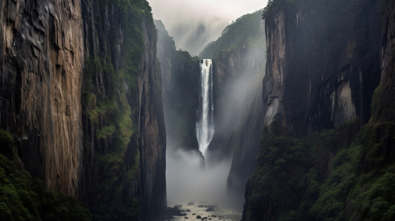 Waterfall 1000 Piece Wooden Jigsaw Puzzle for Adults Children Families ...