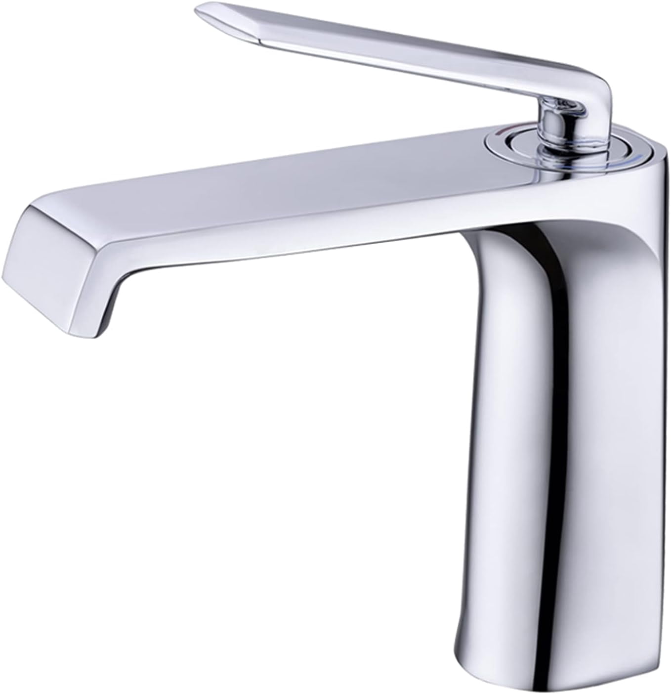 Waterfall Bathroom Single Handle Bathroom Sink Solid Brass Basin Mixer ...