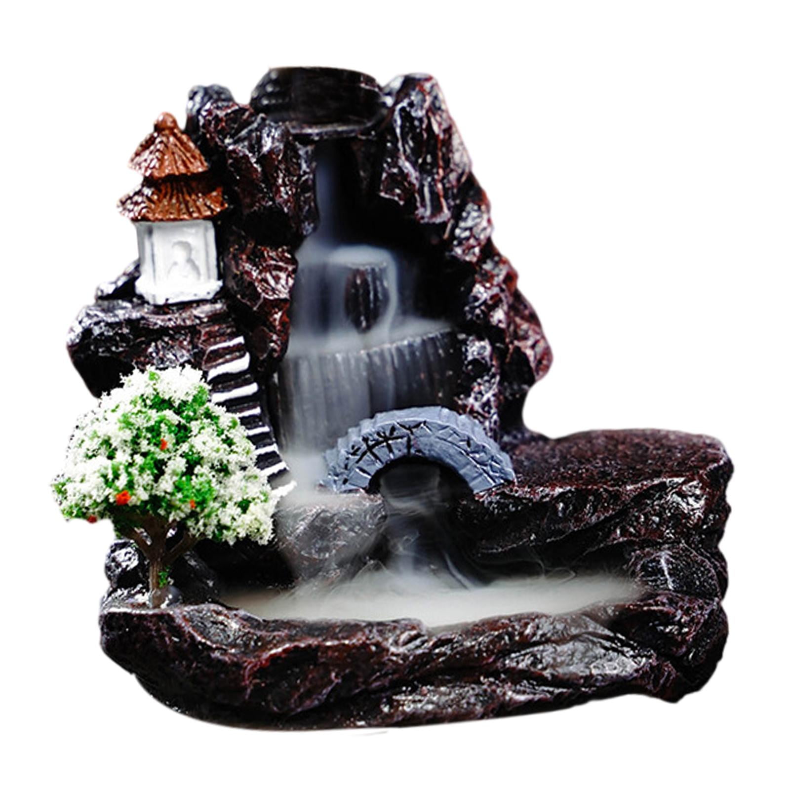 Waterfall Burner Backflow Burner Resin Crafts Creative Modern Censer ...