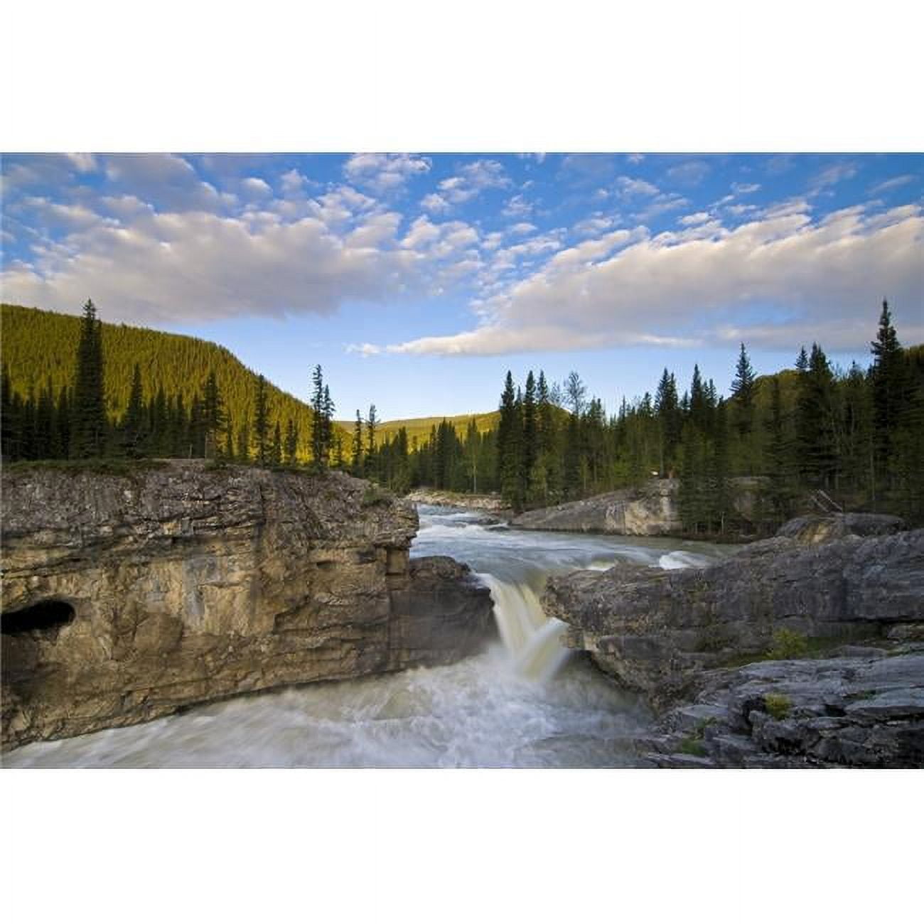 Waterfall Elbow River Kananaskis Country Alberta Poster Print, Large ...