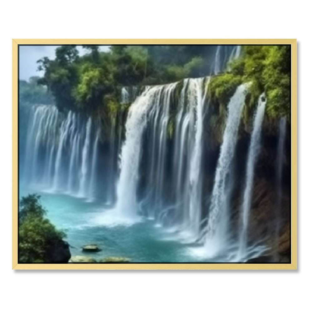 Waterfall The Enchanting Beauty of The Waterfall Flowing From The ...