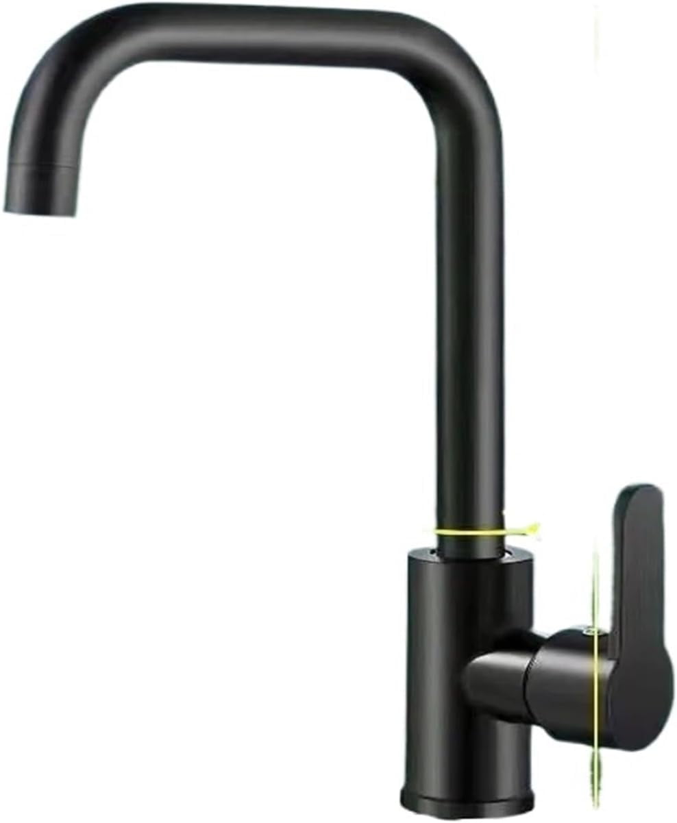 Waterfall Faucet 360° Rotating Splash Proof Basin Hot Cold Water Sink ...