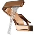 Waterfall Faucet Chrome White Basin Deck Mounted Waterfall Bathroom ...