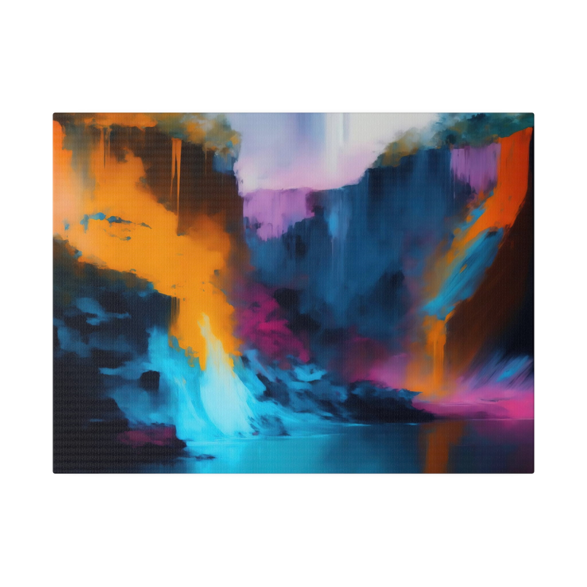 Waterfall Fifteen Abstract Landscape Canvas Wall Art by Stephen ...