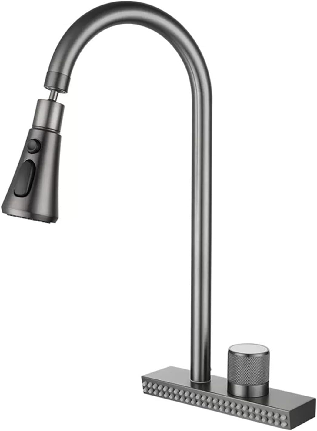 Waterfall Grey Sink Kitchen Faucet Hot Cold Mixer Wash Basin Multiple ...