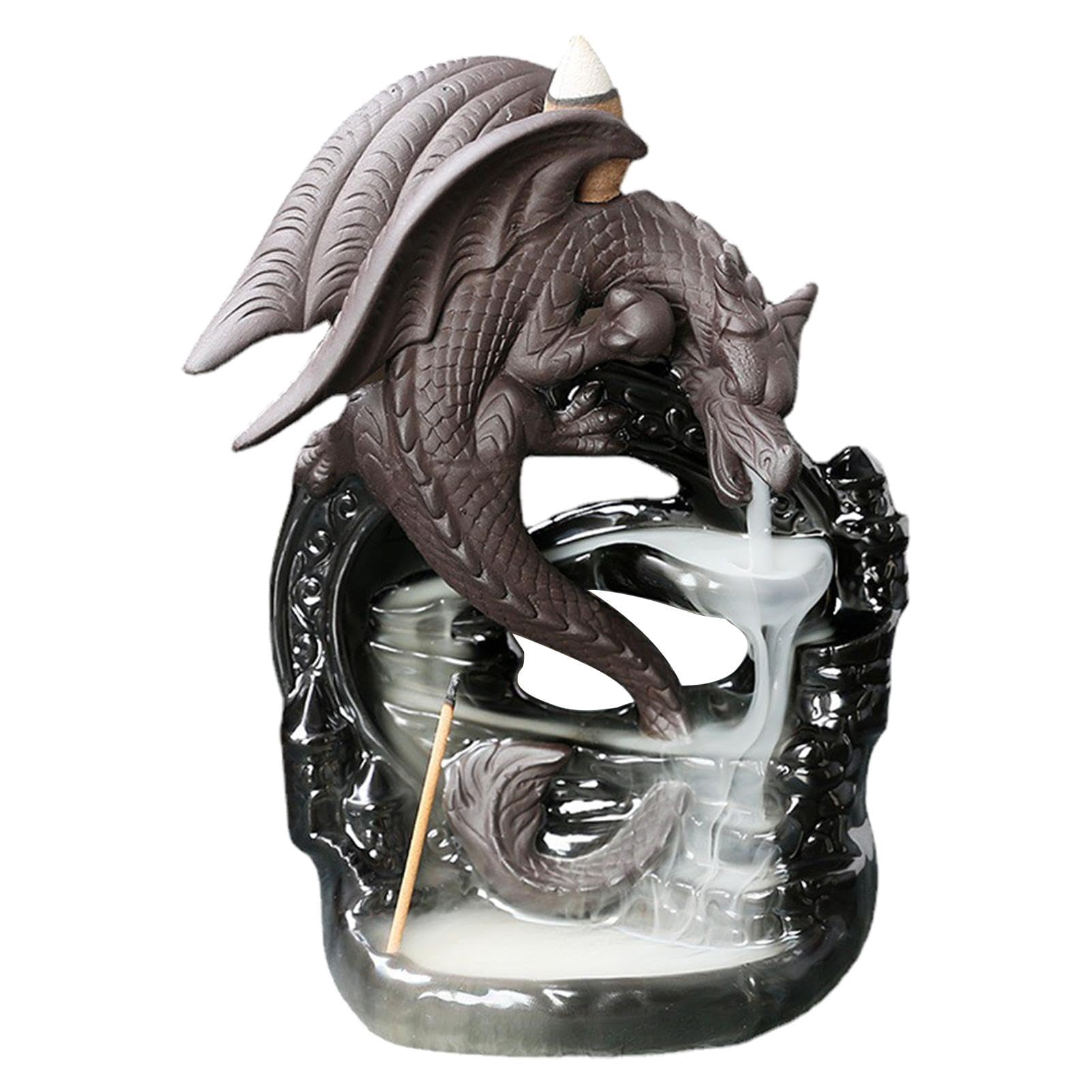 Waterfall Incense Burner | Ceramics Dragon Backflow Incense Holder ...
