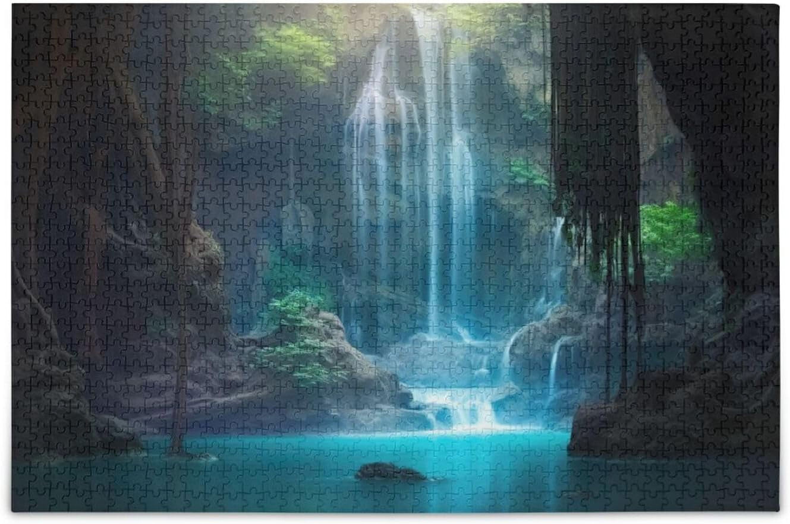 Waterfall Jigsaw Puzzles 1000 PiecesPuzzles for Adults Family Game ...