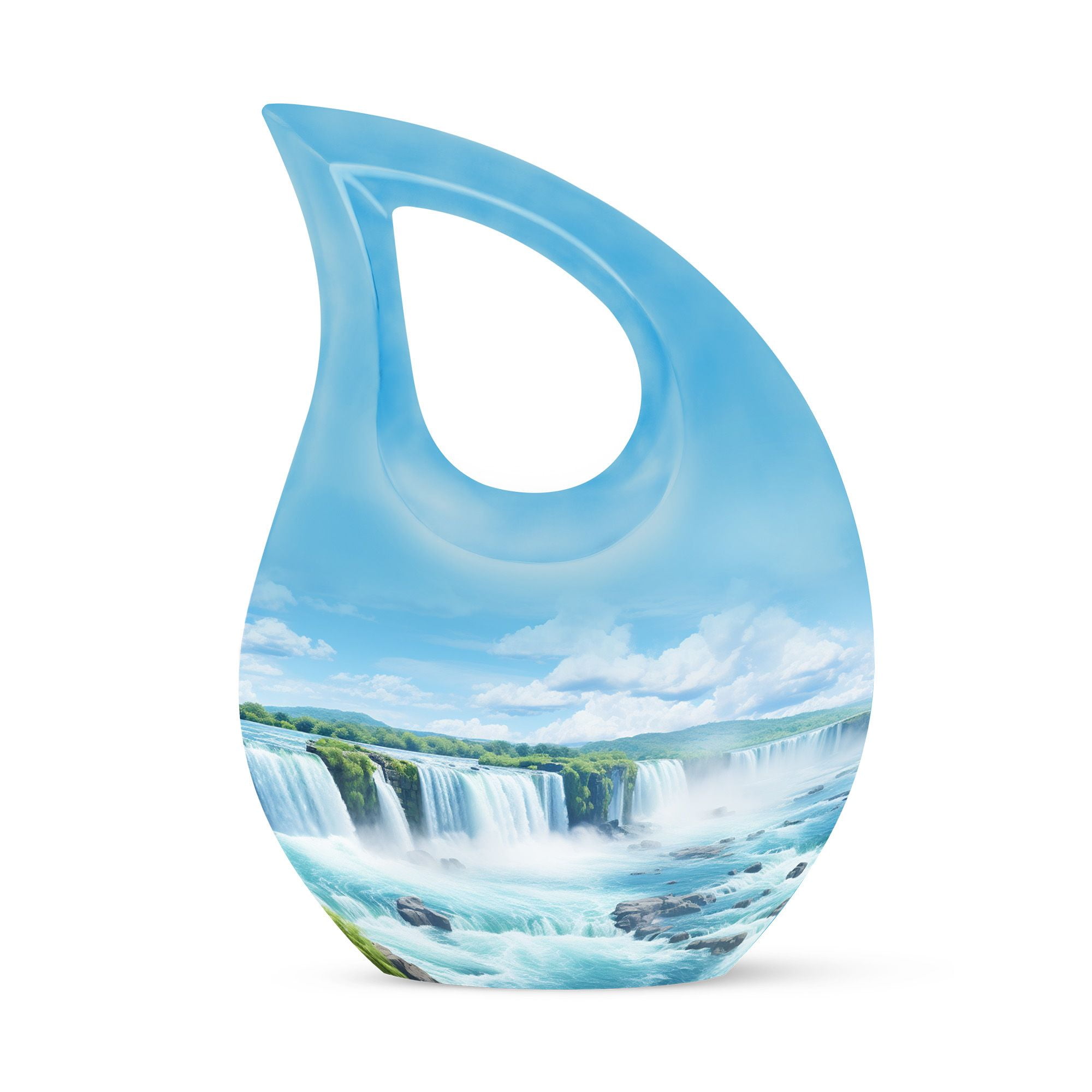 Waterfall Oill Urn- Miniature Urns For Human Ashes - Small Urn For ...