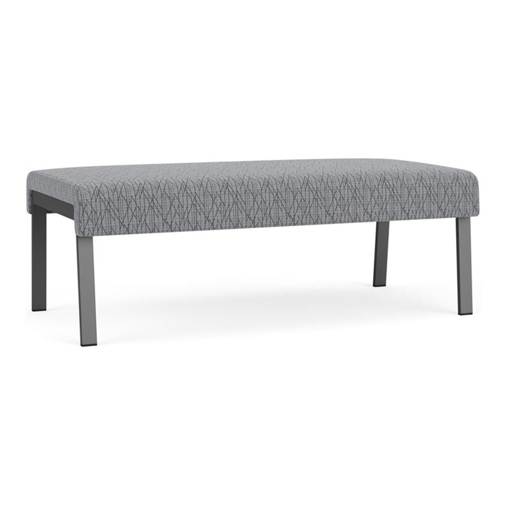 Waterfall Reception Waiting Room Healthcare 2-Seat Bench / Charcoal ...