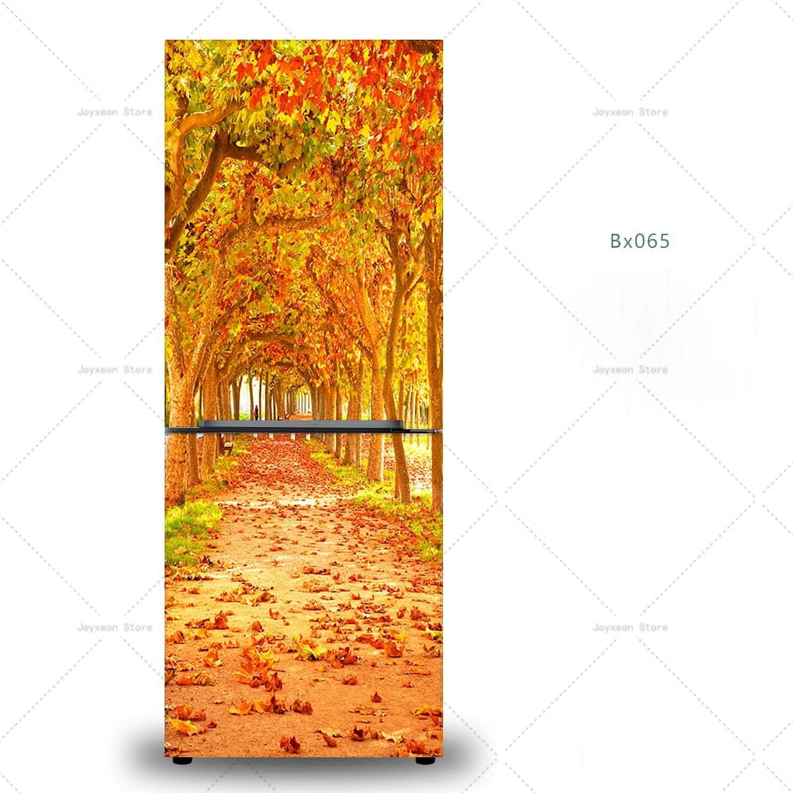 Waterfall Scenery Refrigerator Sticker Vinyl Waterproof Self-adhesive ...