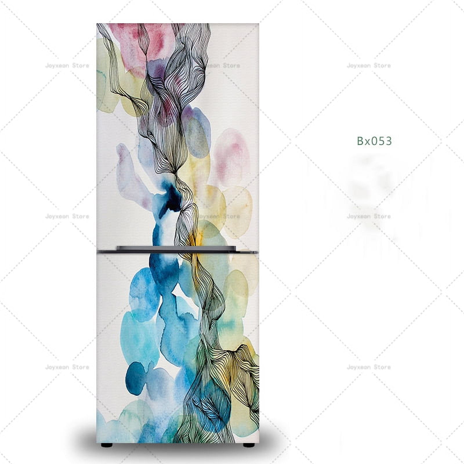 Waterfall Scenery Refrigerator Sticker Vinyl Waterproof Self-adhesive ...