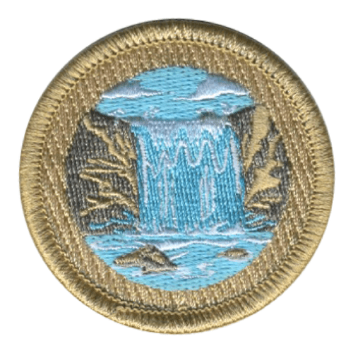 Waterfall Scout Patrol Patch (Sew-on) - ClassB - Walmart.com