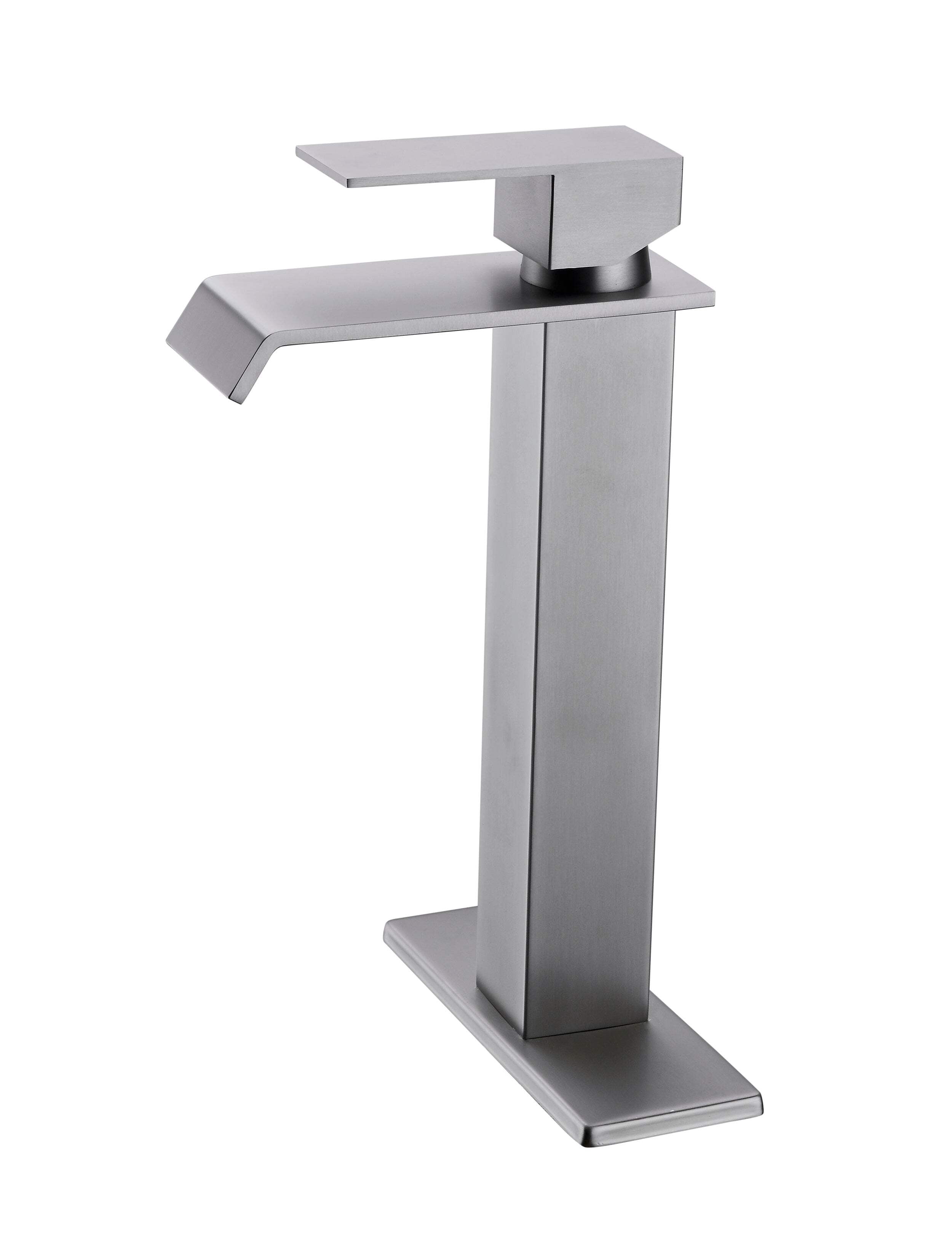 Waterfall Spout Bathroom Faucet,Single Handle Bathroom Vanity Sink ...