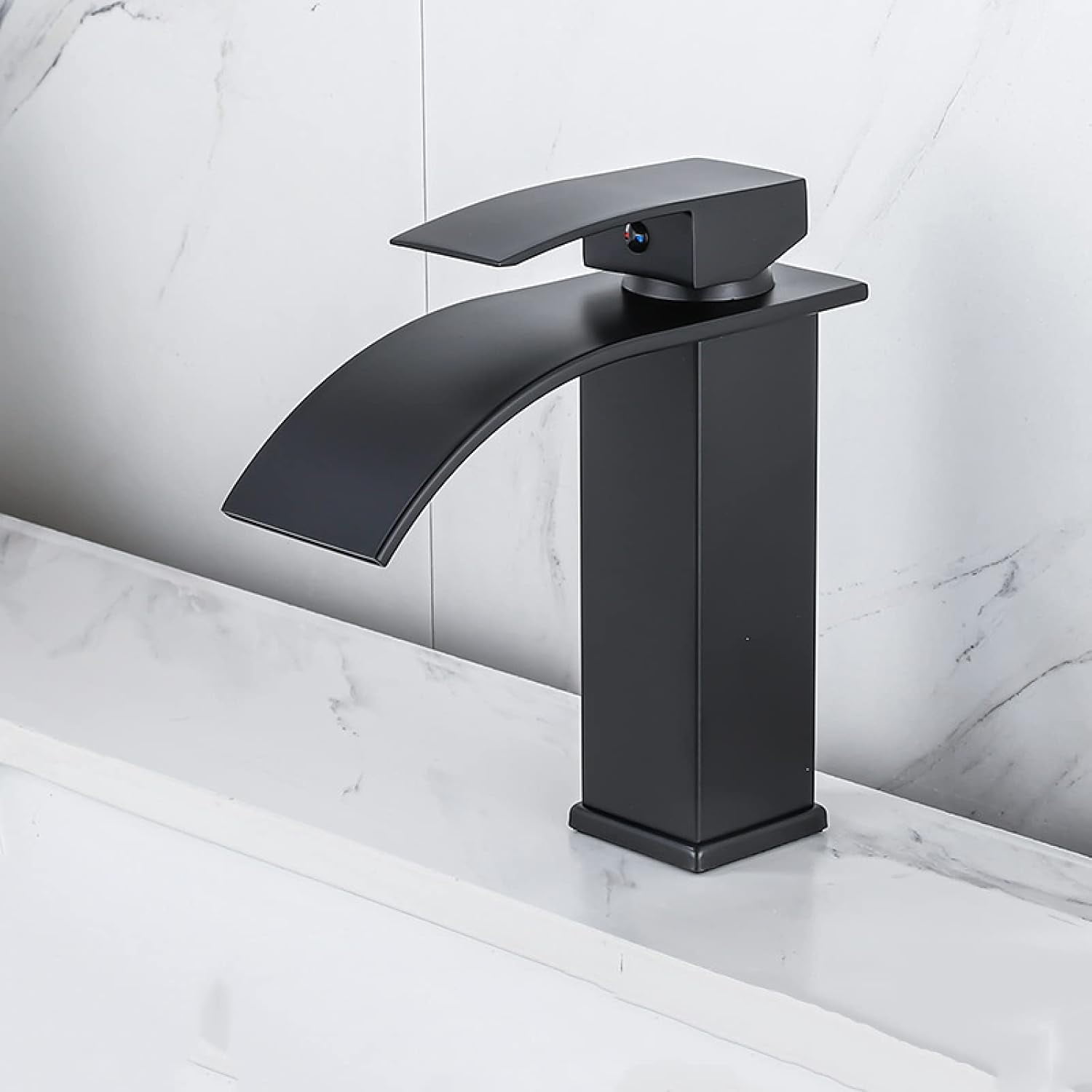Waterfall Tap Basin, Basin Faucet Stainless Steel, Waterfall Bathroom ...