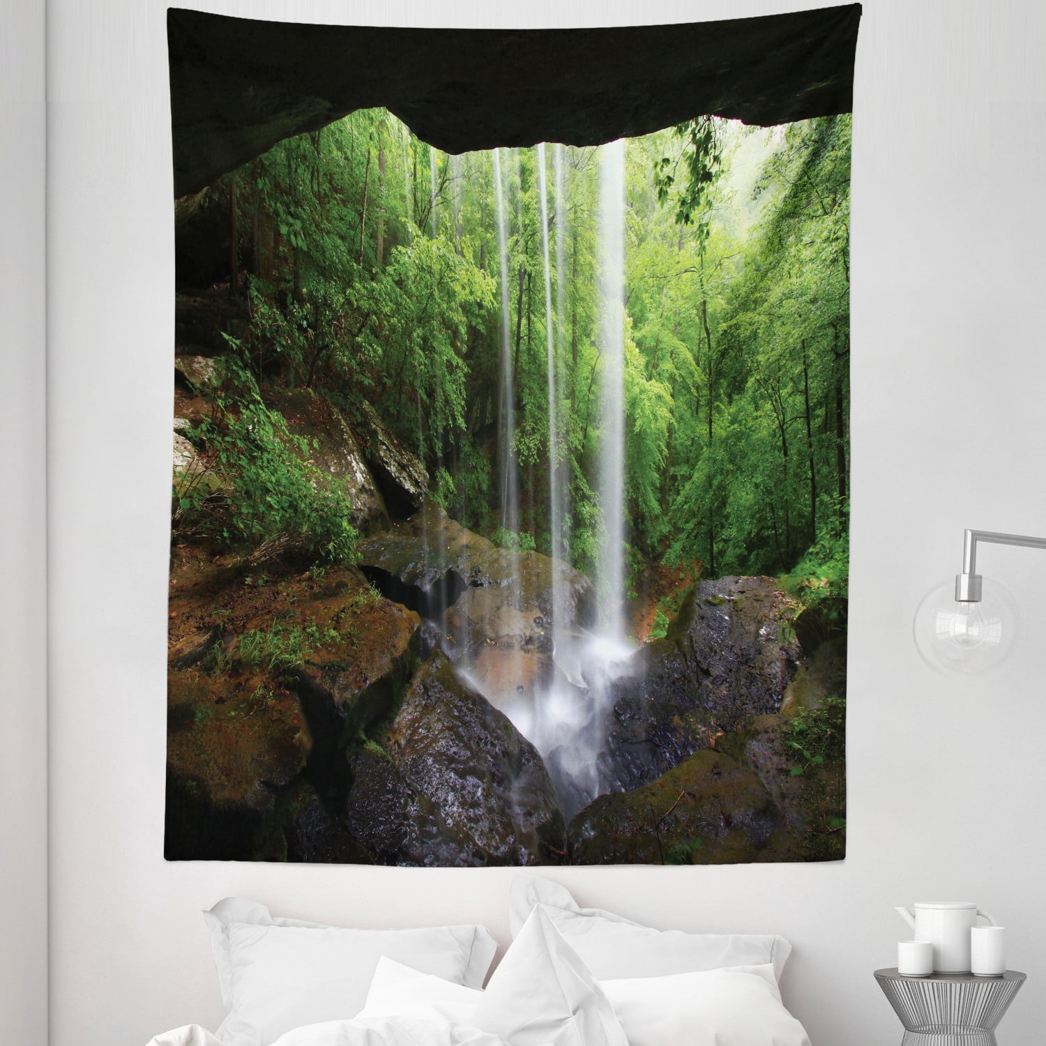 Waterfall Tapestry, Still Waterfall in the Forest in Northern Alabama ...