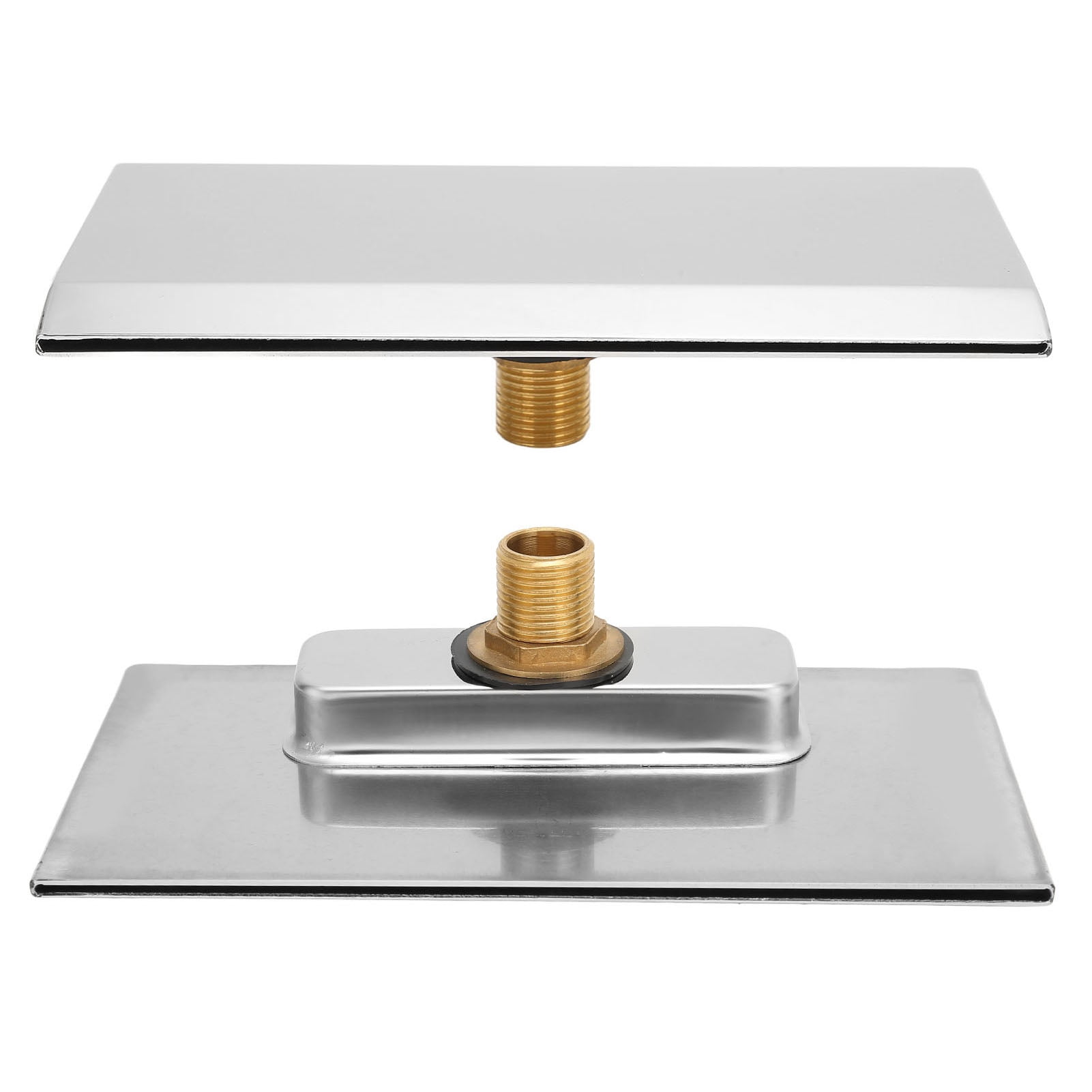 Waterfall Tub Spout, G1/2 External Thread SPA Silver Wall Mounted ...