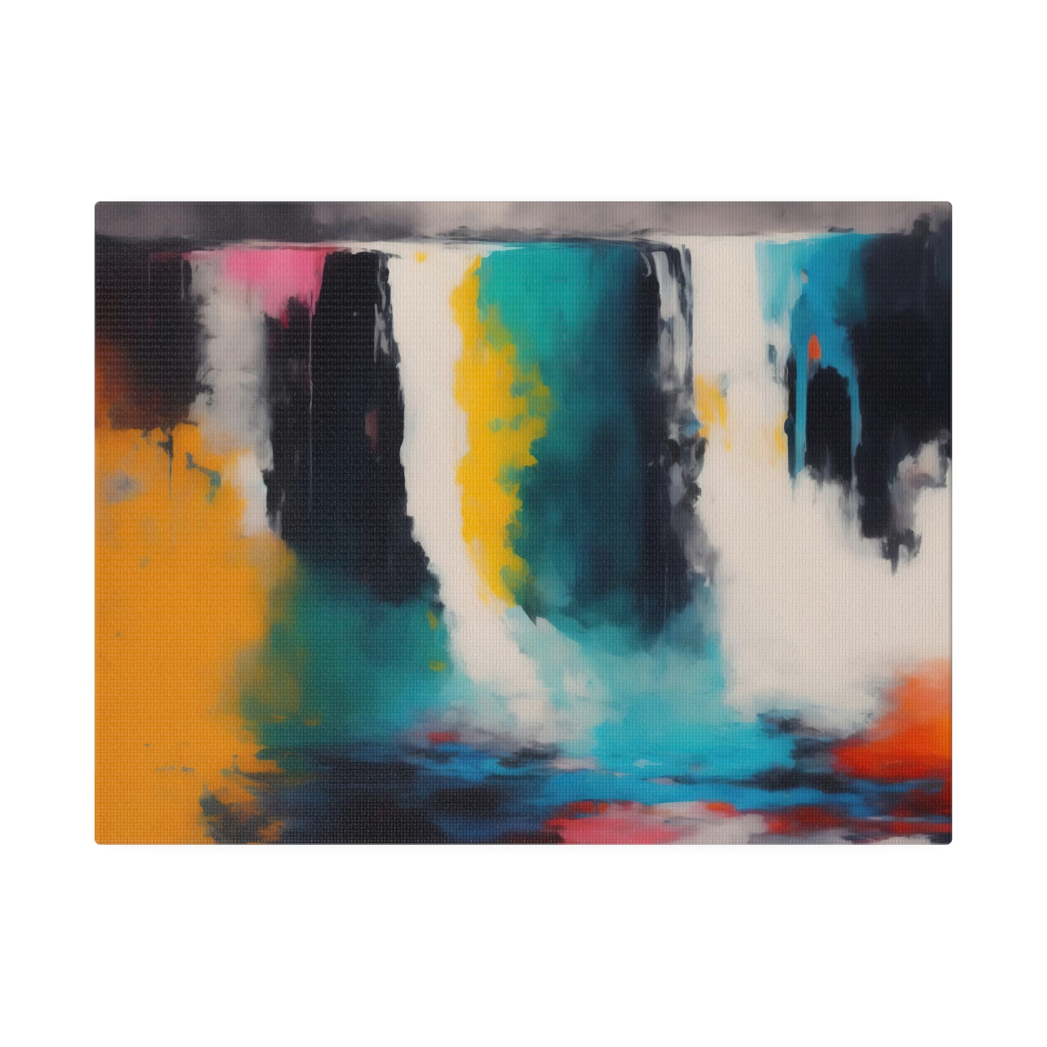 Waterfall Twenty Seven Abstract Landscape Canvas Wall Art - Walmart.com